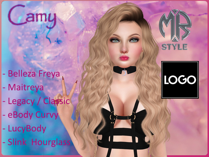 Second Life Marketplace - :: MR Style :: Shape Logo Head Chelsea - Camy - Belleza Freya ...